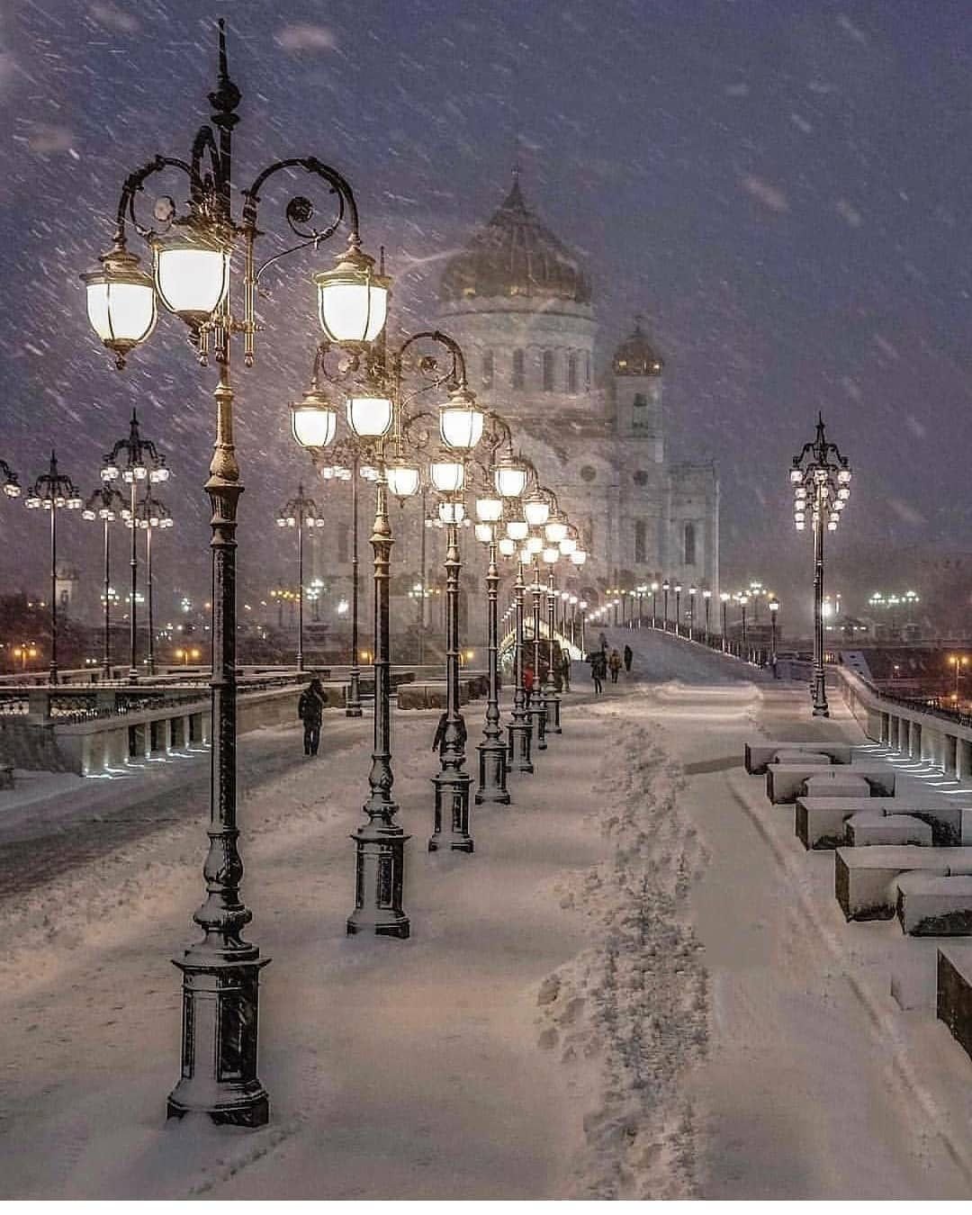 Зимний городской пейзаж фото - 46 фото